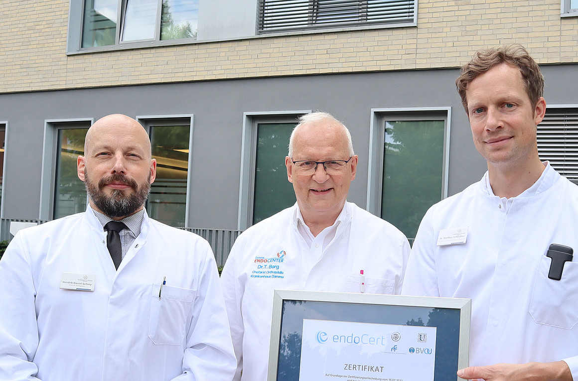 Auszeichnung als Endoprothetikzentrum der Maximalversorgung – St ...